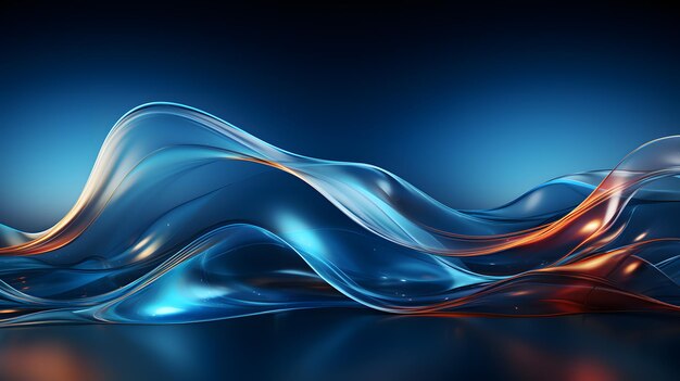 Premium Ai Image Digital Waveform Symphony