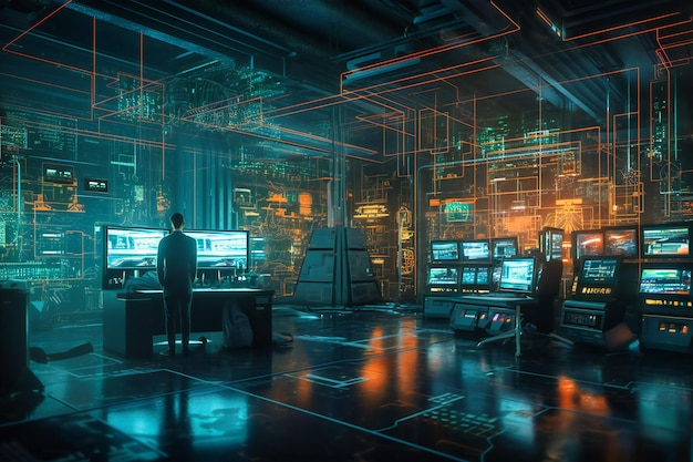 Premium AI Image | Diligent professional utilizing advanced computer ... Premium AI Image | Diligent professional utilizing advanced computer ...
