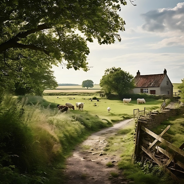 Premium AI Image | Discover the charm of rural life document the ... Premium AI Image | Discover the charm of rural life document the ...