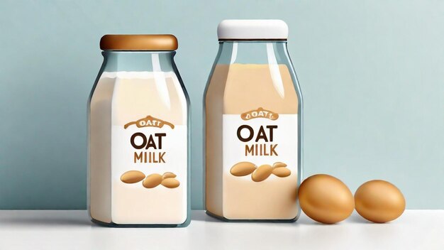 Premium AI Image | Discovering the Benefits of Oat Milk Premium AI Image | Discovering the Benefits of Oat Milk