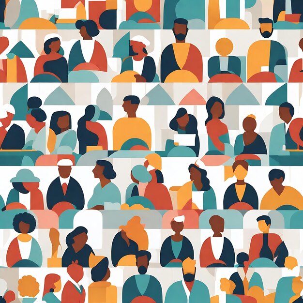 Premium AI Image | Diverse Community Group Premium AI Image | Diverse Community Group