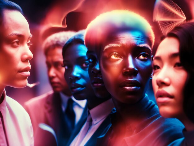 Diverse Group Meeting in Modern Office | Premium AI-generated image Diverse Group Meeting in Modern Office | Premium AI-generated image