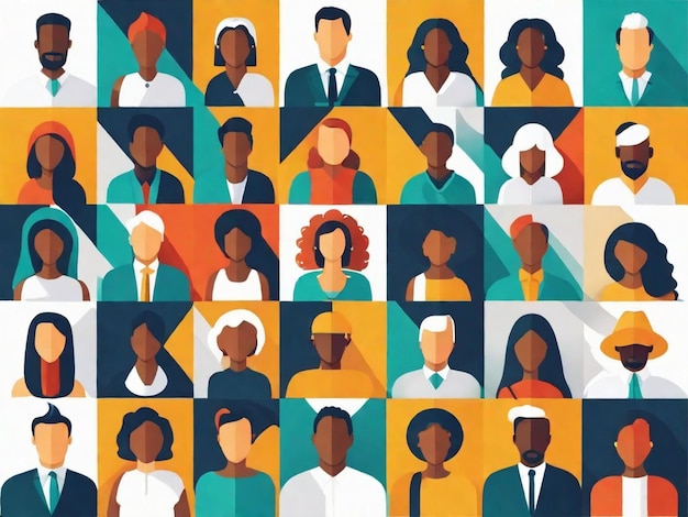 Premium AI Image | Diverse Group of People Interacting Premium AI Image | Diverse Group of People Interacting