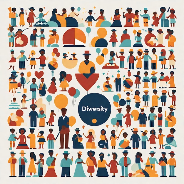 Premium AI Image | Diverse Populations Celebrating Diversity Premium AI Image | Diverse Populations Celebrating Diversity