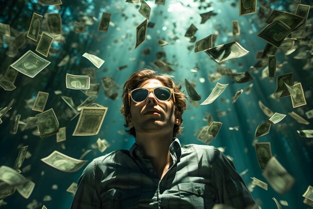 Premium AI Image | Diving into Prosperity Premium AI Image | Diving into Prosperity