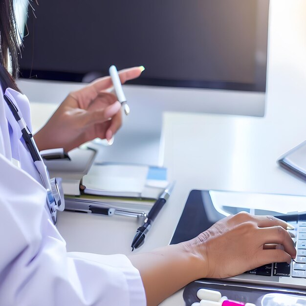 Premium AI Image | Doctor research in laboratory and trying to develop ... Premium AI Image | Doctor research in laboratory and trying to develop ...
