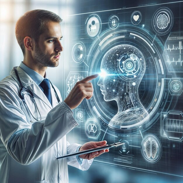 Premium Photo | Doctor Researchers using artificial intelligence on ... Premium Photo | Doctor Researchers using artificial intelligence on ...