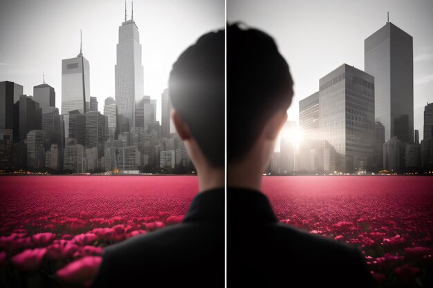 Double Exposure Techniques for Silhouettes | Premium AI-generated image Double Exposure Techniques for Silhouettes | Premium AI-generated image
