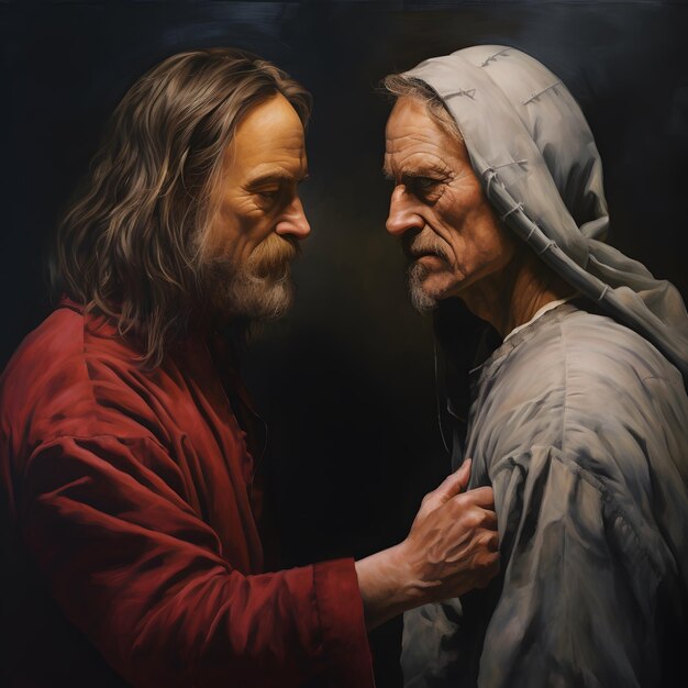 Premium AI Image | doubting thomas Apostle Doubting Premium AI Image | doubting thomas Apostle Doubting