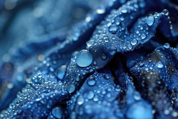 Premium Photo Dripped Textile Macro View Of Waterproof Fabric In Rain