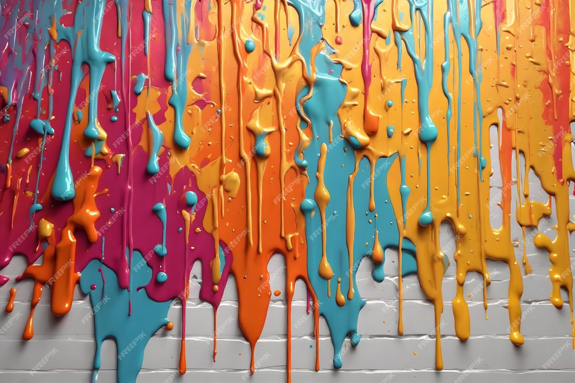 Premium AI Image | Dripping Paint Texture Colorful Dripping Paint ... Premium AI Image | Dripping Paint Texture Colorful Dripping Paint ...