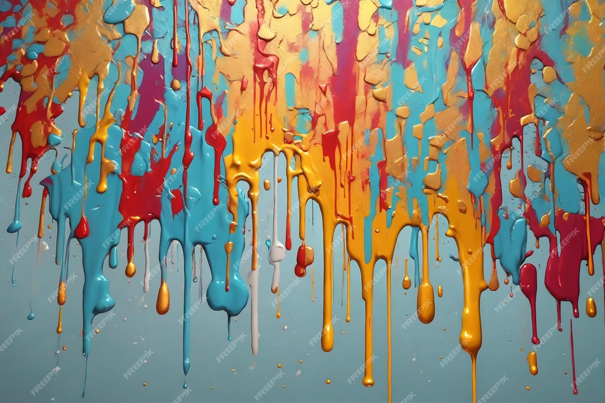 Premium AI Image | Dripping Paint Texture Colorful Dripping Paint ... Premium AI Image | Dripping Paint Texture Colorful Dripping Paint ...