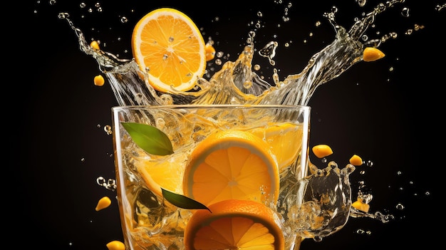 Premium Photo | Drop object juice drink citrus Premium Photo | Drop object juice drink citrus