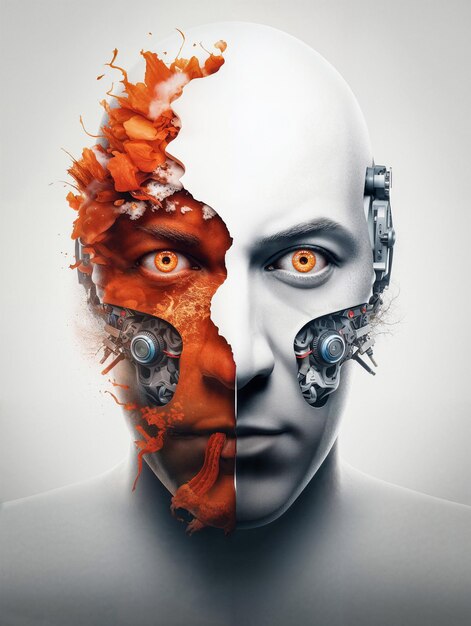 Duality of Being | Premium AI-generated image Duality of Being | Premium AI-generated image