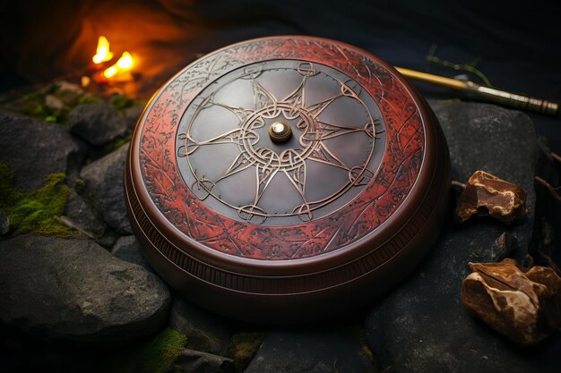 Premium Photo | Durable Steel tongue drum Generate Ai Premium Photo | Durable Steel tongue drum Generate Ai