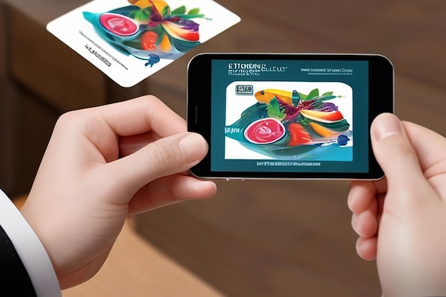 Premium Photo | Dynamic Augmented Reality Experience Business Card Premium Photo | Dynamic Augmented Reality Experience Business Card