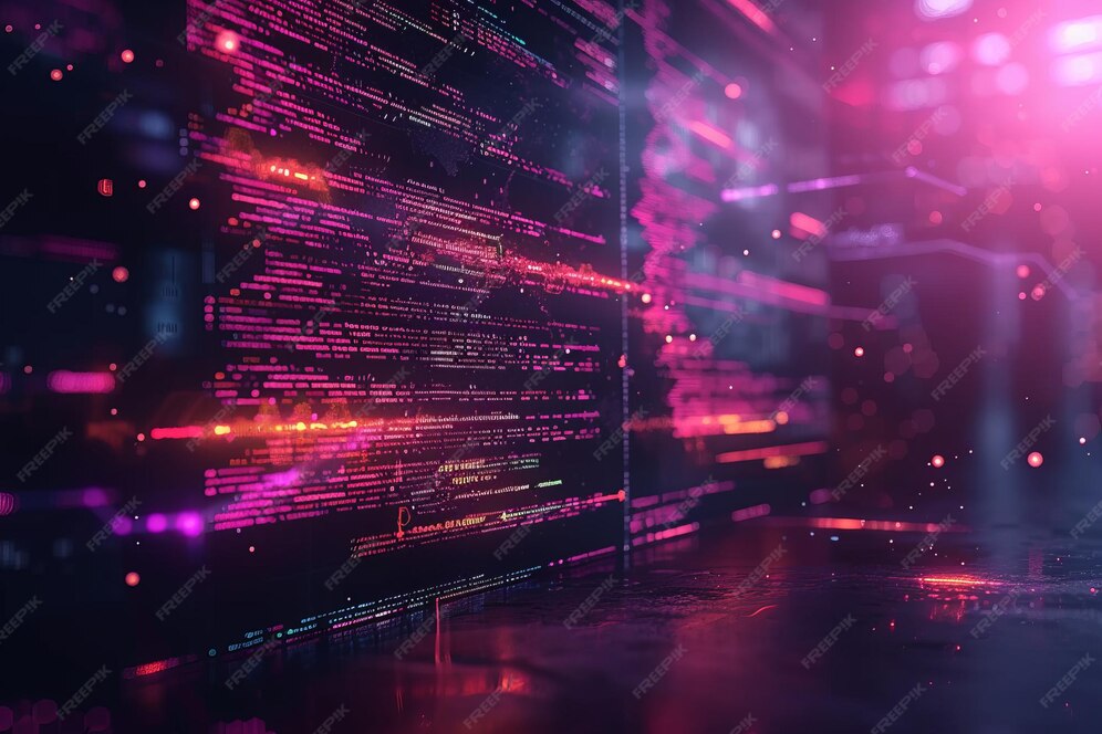 Premium Photo Dynamic Coding Data Encryption With Secure Symbols Source Code Security And