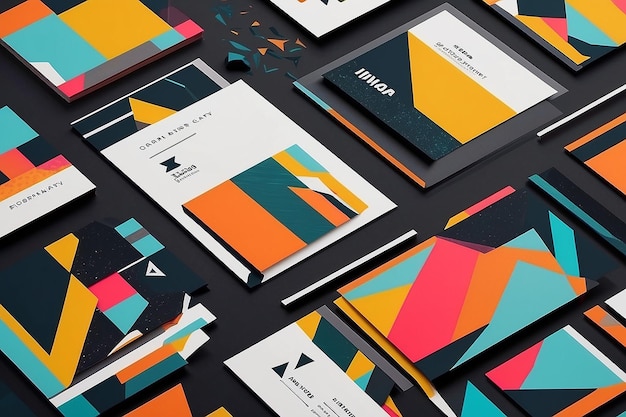 Dynamic Modernity Modern Geometric Patterns Business Card | Premium AI ... Dynamic Modernity Modern Geometric Patterns Business Card | Premium AI ...