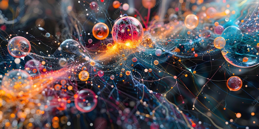 Premium Photo A Dynamic Visualization Of A Neural Network Exploring Mental Complexity And