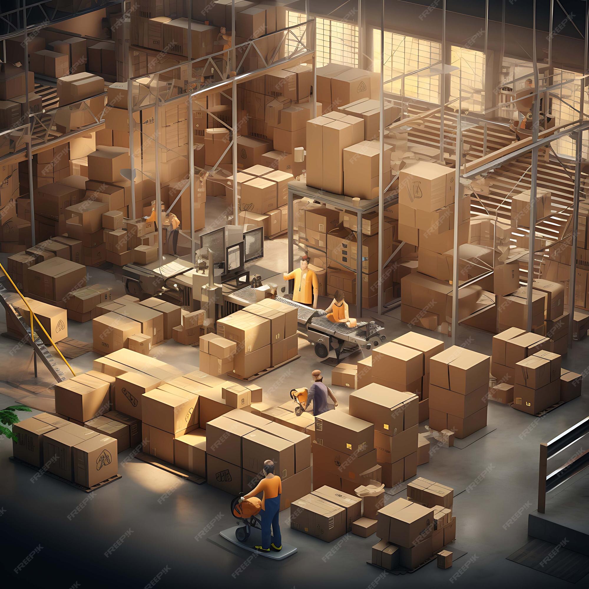 Premium AI Image | Ecommerce Order Fulfillment Premium AI Image | Ecommerce Order Fulfillment