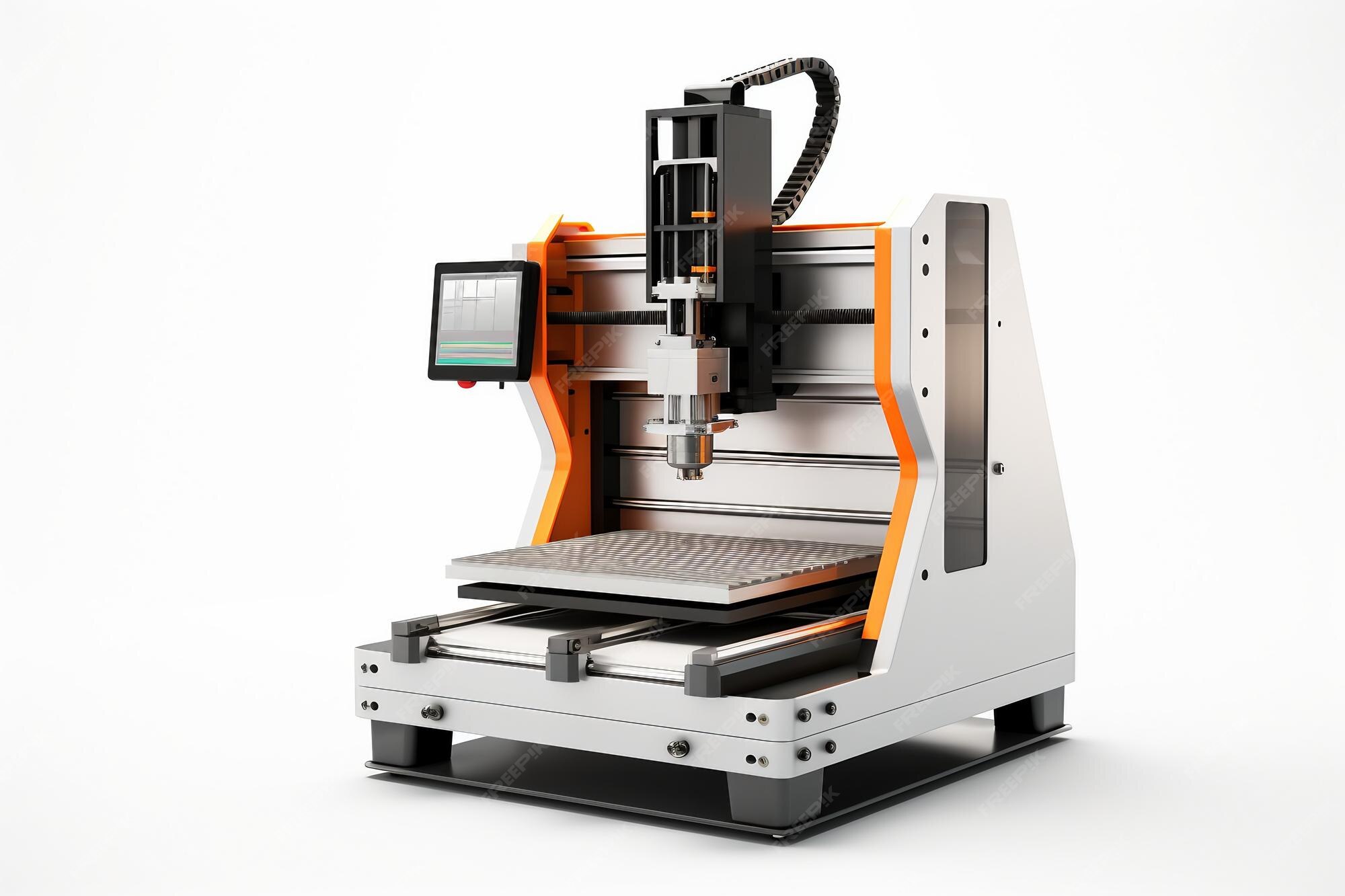 Premium Photo | Efficiency Unleashed CNC Milling Operations Premium Photo | Efficiency Unleashed CNC Milling Operations