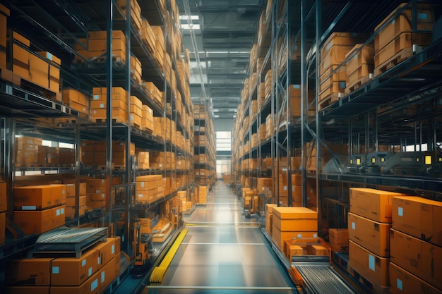 Premium Photo | Efficiency Unleashed Robotic Logistics Premium Photo | Efficiency Unleashed Robotic Logistics
