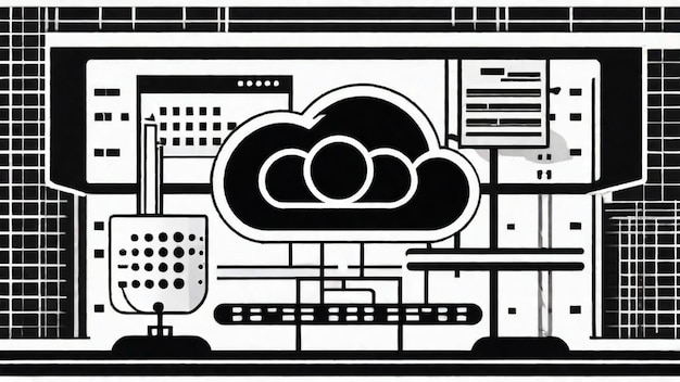 Premium Photo Efficient Cloud Computing Infrastructure