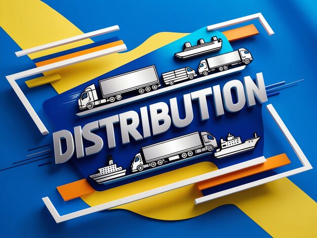 Efficient Distribution Network Illustration | Premium AI-generated image Efficient Distribution Network Illustration | Premium AI-generated image