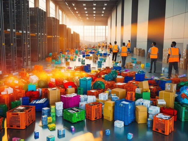 Efficient Distribution Network Illustration | Premium AI-generated image Efficient Distribution Network Illustration | Premium AI-generated image