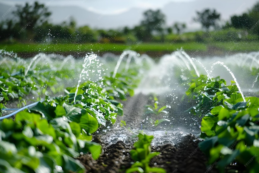 Premium Photo | Efficient irrigation systems in agriculture optimize ... Premium Photo | Efficient irrigation systems in agriculture optimize ...