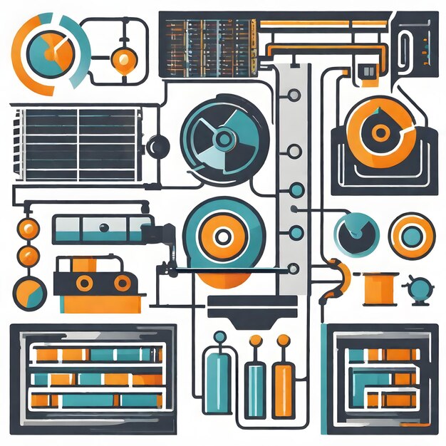 Premium AI Image | Efficient Manufacturing Workflow Premium AI Image | Efficient Manufacturing Workflow