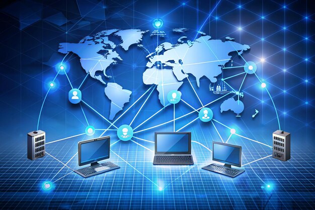 Efficient Network Configuration Tcpip Setup Premium Ai Generated Image