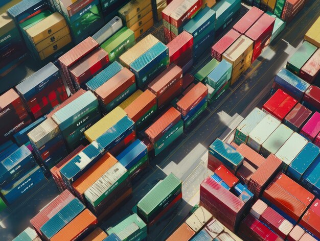 Efficient Operations Container Terminal Ar 43 Premium Ai Generated Image