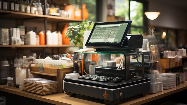 Premium Photo | Efficient Point of Sale Systems in Modern Retail Premium Photo | Efficient Point of Sale Systems in Modern Retail