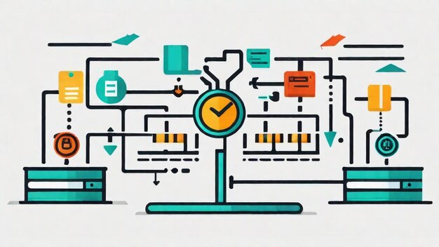 Premium AI Image | Efficient Process and Workflow Management Premium AI Image | Efficient Process and Workflow Management