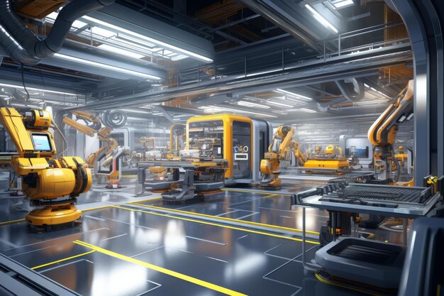 Premium Photo | Efficient Smart factory Generate Ai Premium Photo | Efficient Smart factory Generate Ai
