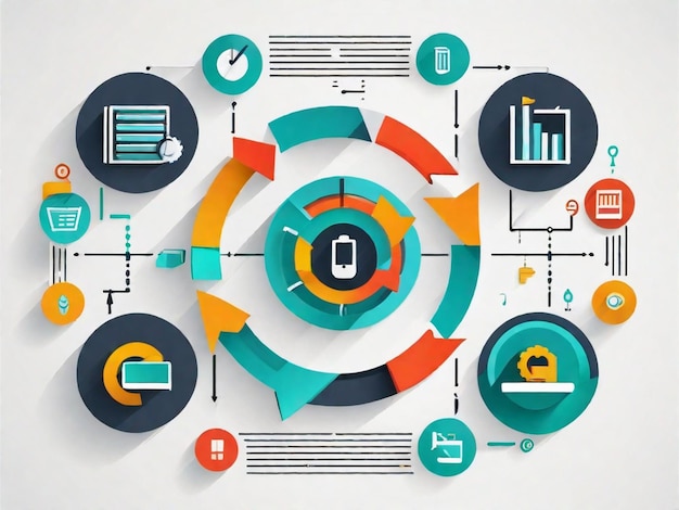 Premium AI Image | Efficient Workflow Management Premium AI Image | Efficient Workflow Management