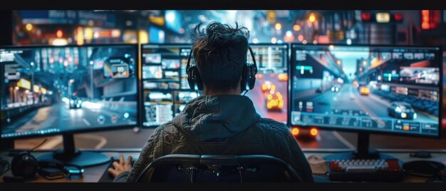 Premium Photo | Efficient Workspace Customization for Developer Coding ...
