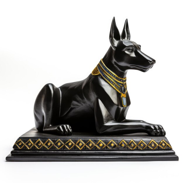 Premium Photo | Egyptian Anubis statue isolated on white background Premium Photo | Egyptian Anubis statue isolated on white background