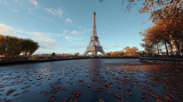 Eiffel Tower in Autumn | Premium AI-generated image Eiffel Tower in Autumn | Premium AI-generated image