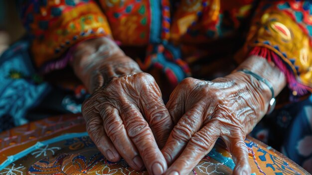 Premium Photo | Elderly indigenous hands painting cultural motifs for ... Premium Photo | Elderly indigenous hands painting cultural motifs for ...