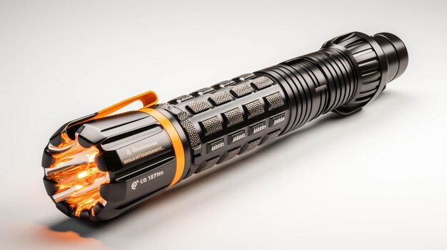 Premium Ai Image Electronic Device Torch On White Background