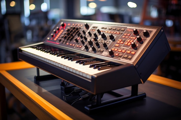 Premium AI Image | Electronic Keyboard Musical Innovation AI Premium AI Image | Electronic Keyboard Musical Innovation AI