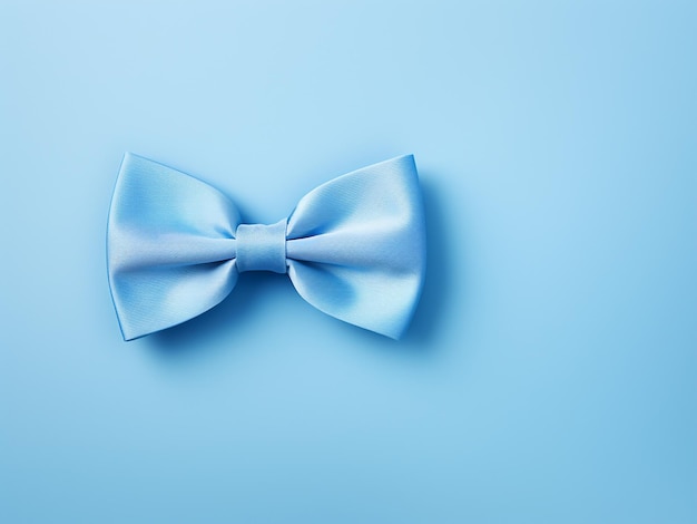 An Elegant Blue Bowtie A Classic Cloth Choice For Gentlemen Ai Generation Premium Ai Generated