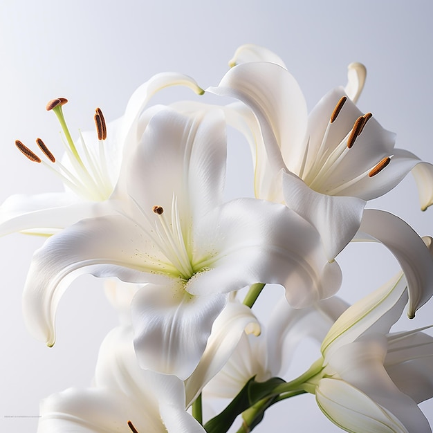 Premium AI Image | Elegant Lily Bloom Premium AI Image | Elegant Lily Bloom