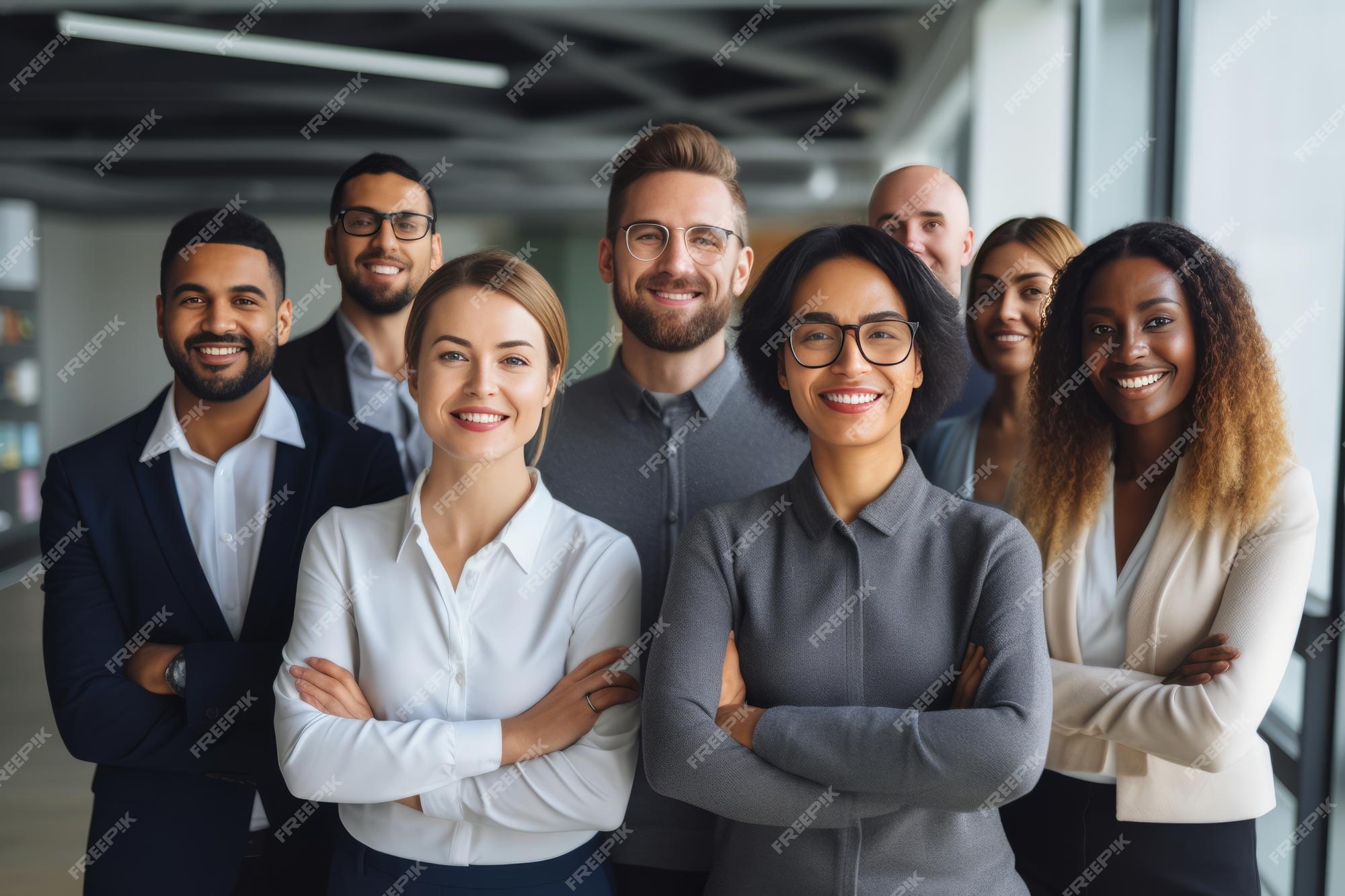 Premium Photo | Embracing Diversity Unified Business Team Smiling in ... Premium Photo | Embracing Diversity Unified Business Team Smiling in ...
