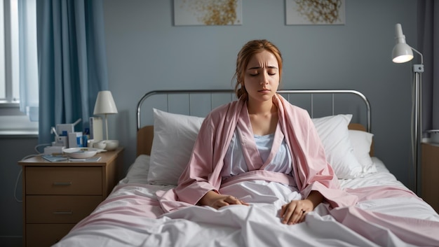 Premium AI Image | Embracing Empathy Portraying the Journey of Illness Premium AI Image | Embracing Empathy Portraying the Journey of Illness