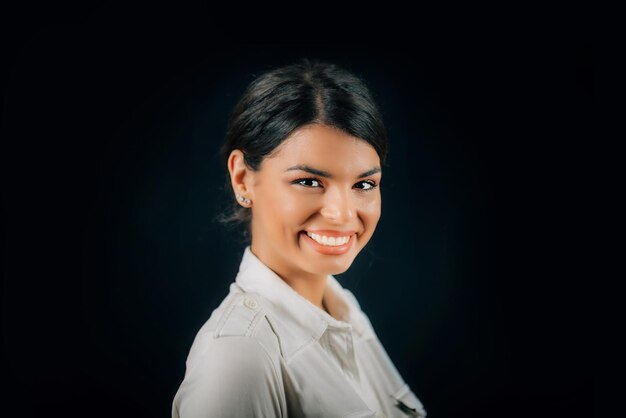 Premium Photo | Emotion happiness face of a beautiful happy young woman ... Premium Photo | Emotion happiness face of a beautiful happy young woman ...