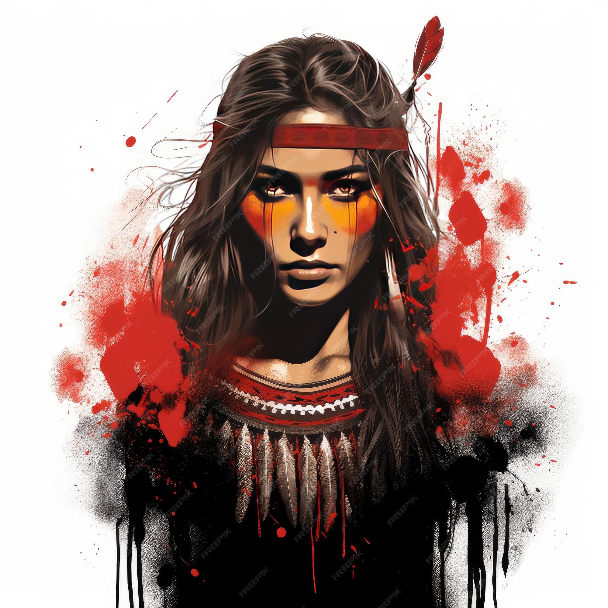 Premium AI Image | Empowered Symbols The Native American Princess A ... Premium AI Image | Empowered Symbols The Native American Princess A ...