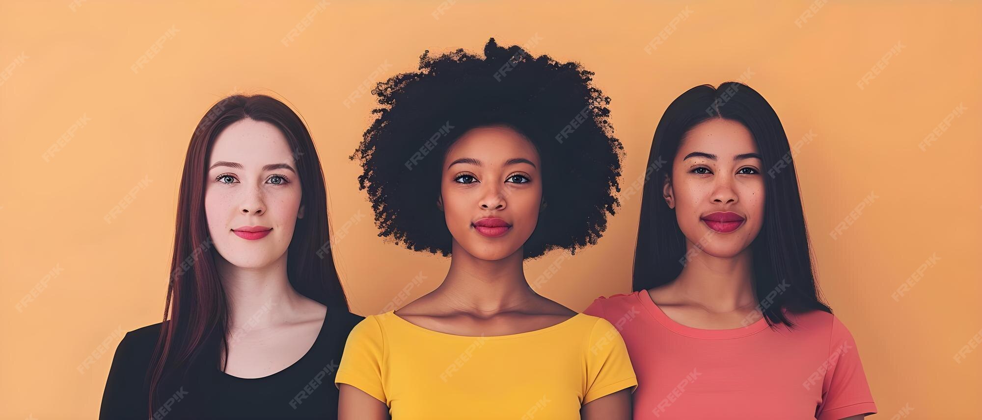 Premium Photo | Empowered Trio Unity Diversity in Minimalist Tribute ... Premium Photo | Empowered Trio Unity Diversity in Minimalist Tribute ...